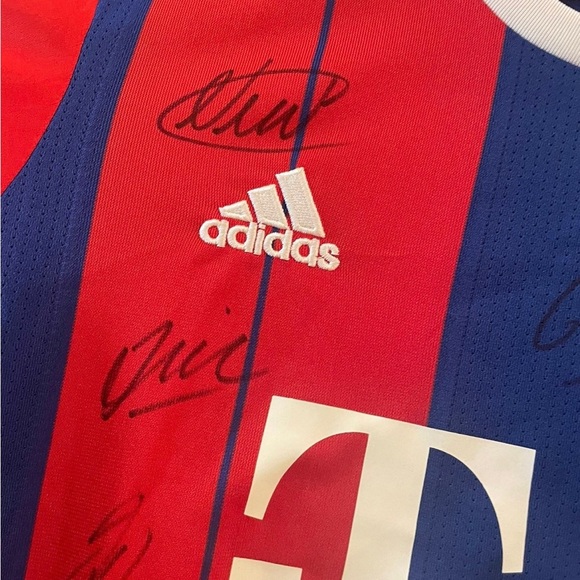 adidas | Shirts | Bayer Munich 25 Signed Jersey 2015 | Poshmark